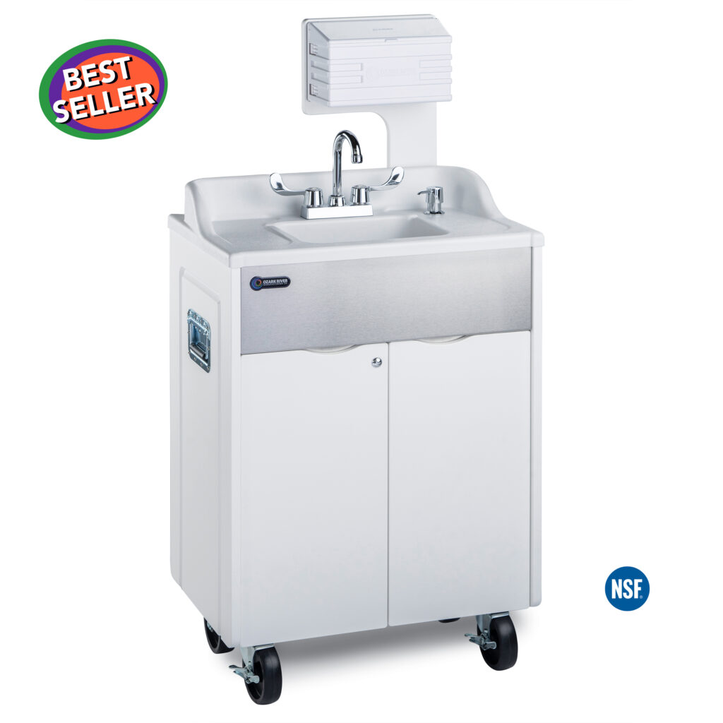 Kiddie Station Diaper Changing Station Portable Hand Washing Sink with ...
