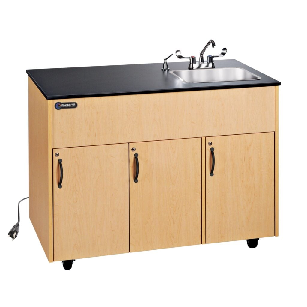 Portable Sinks with Hot Water & Cold Water